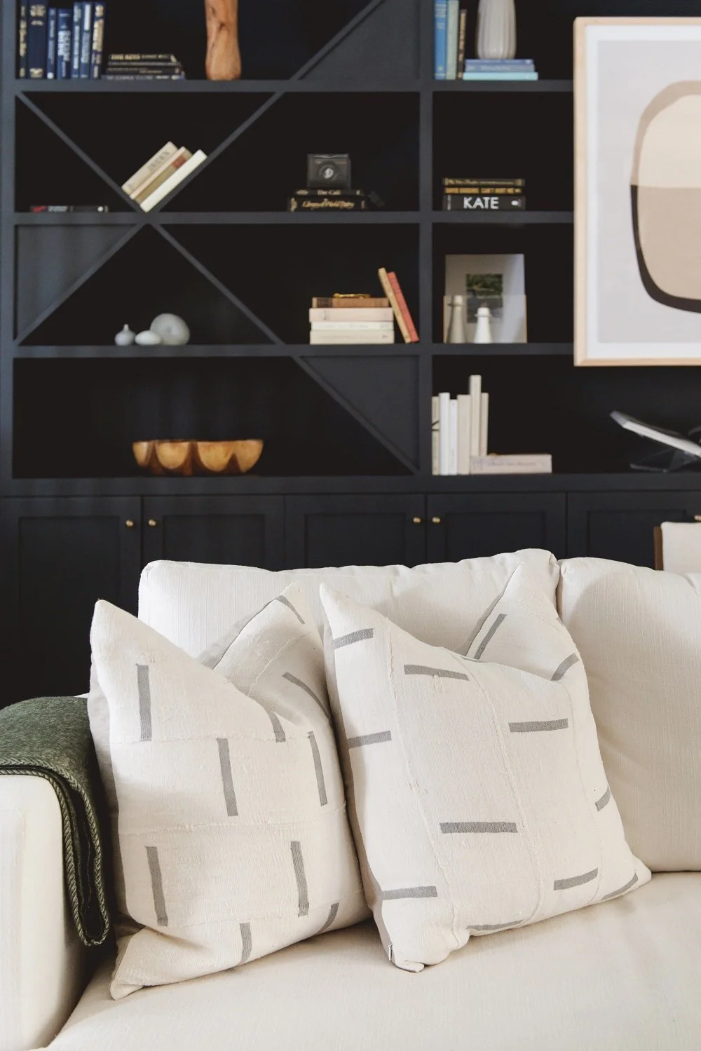 Moody, Multitasking Home Office and Library | Savvy Interiors | San Diego